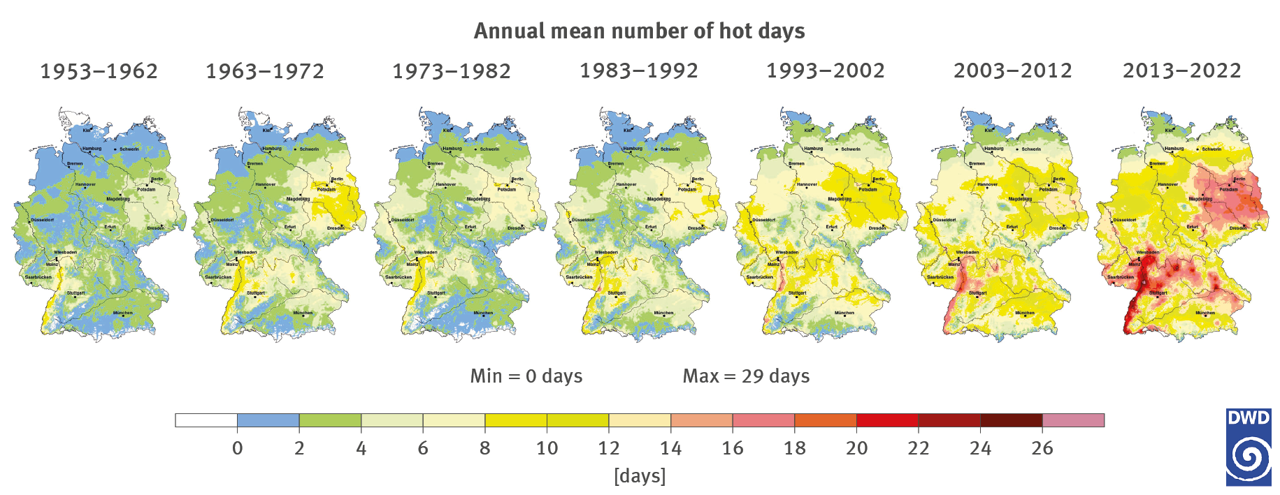 Development of Germany’s climate - 2023 Monitoring Report | Umweltbundesamt
