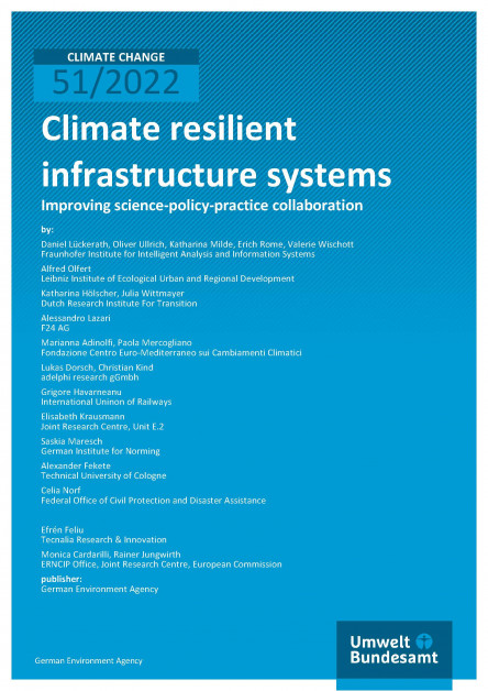 Climate resilient infrastructure systems | Umweltbundesamt